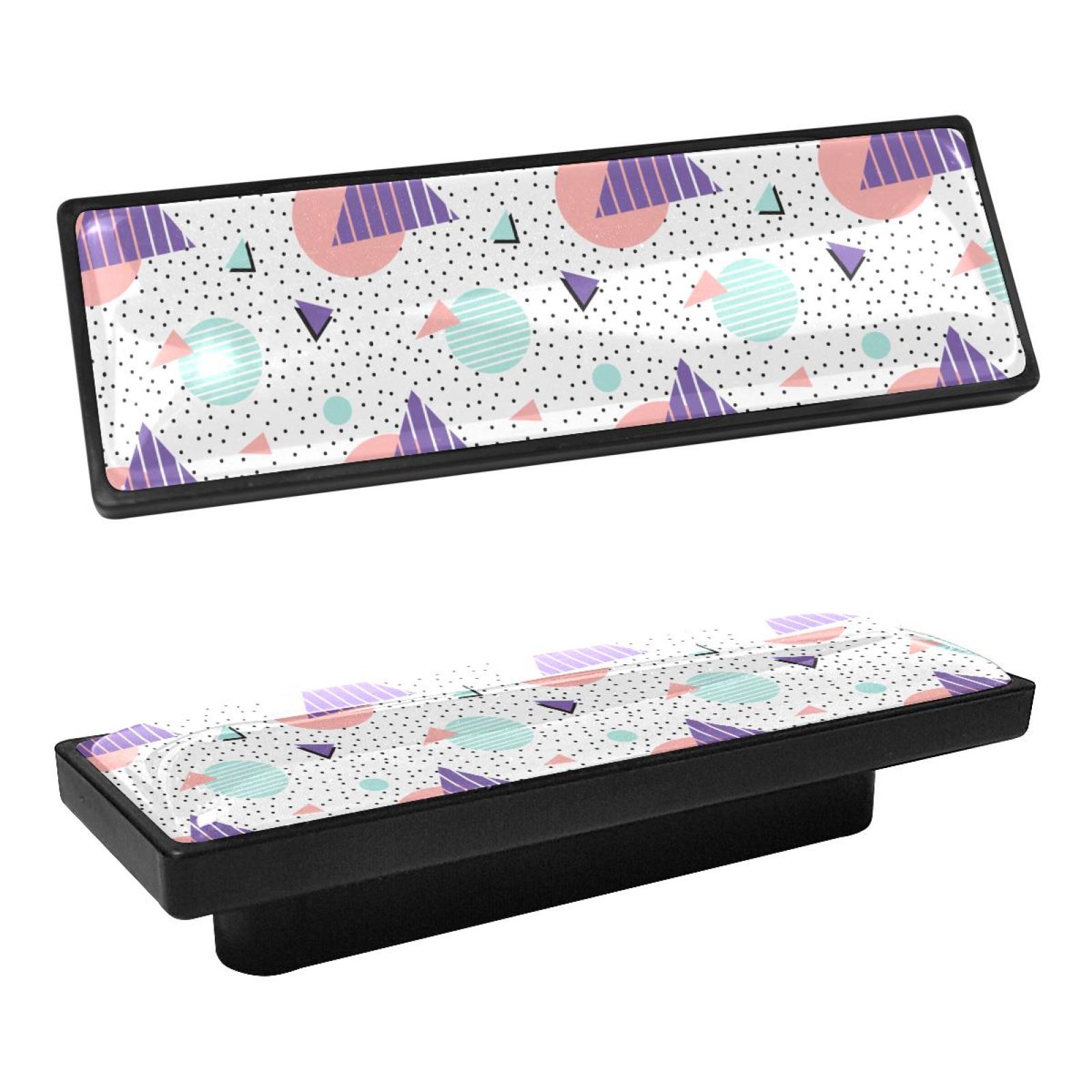 4 Pcs Rectangle Cabinet Handle Cupboard Knob Drawer Pulls Handle ...