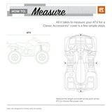 Classic Accessories QuadGear ATV Storage Cover, Fits ATVs 88"L x 48"W x ...