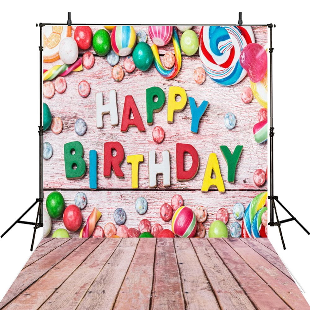 MOHome 5x7ft Happy Birthday Photography Backdrops For Children ...