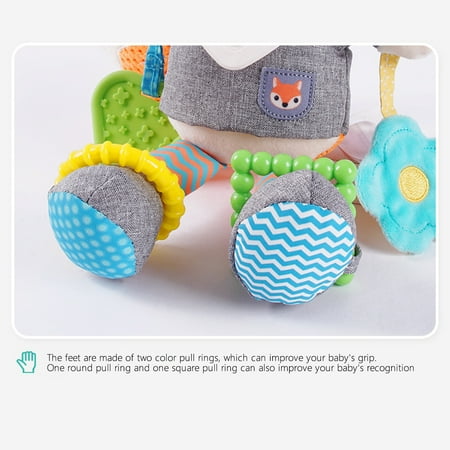 XZNGL Baby Crinkle Paper Baby Activity and Teething Toy with Multi ...