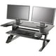 Kantek Desktop Riser Workstation Sit To Stand Black, Black - Walmart.com