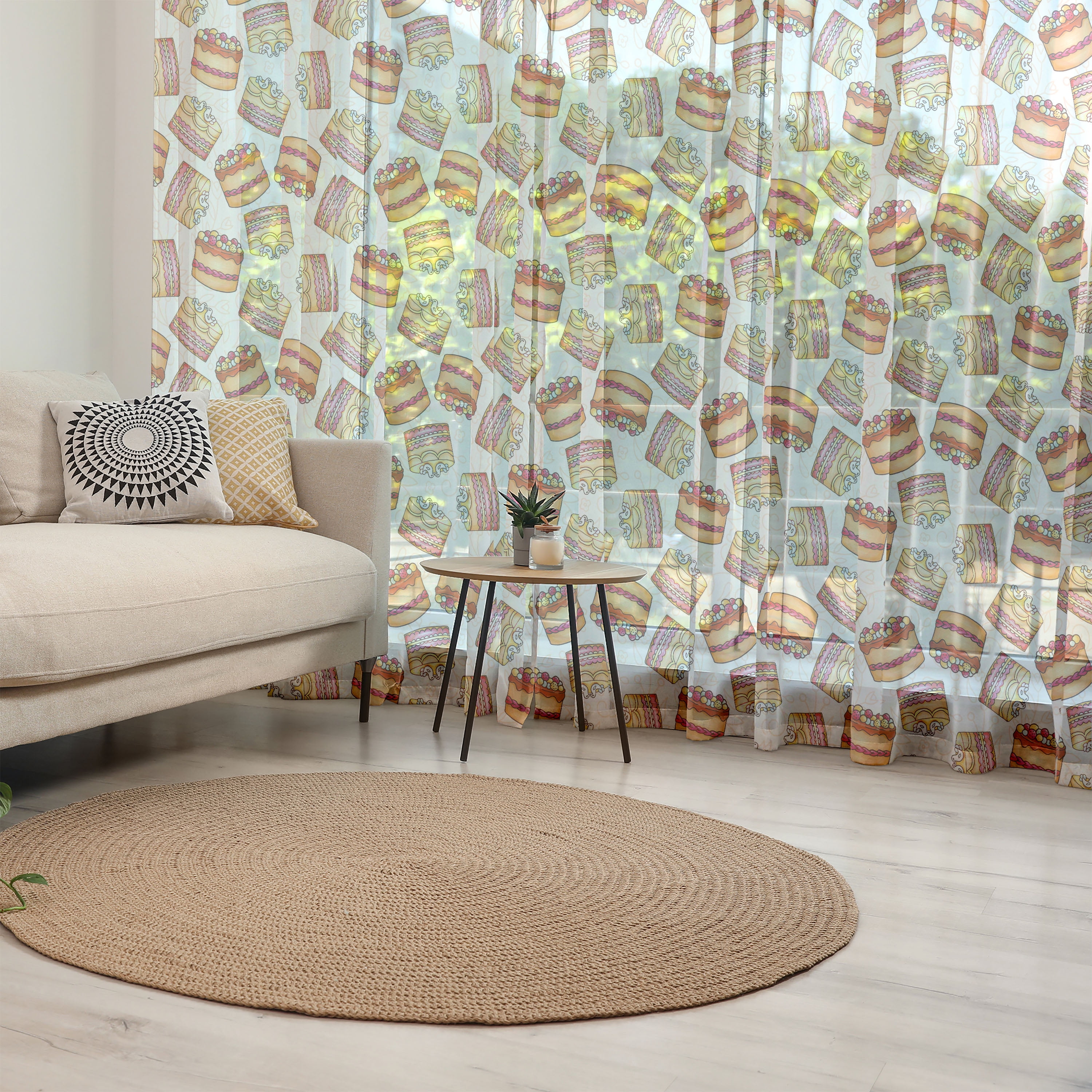 Cake Tulle Curtains with Rod Pocket, Colorful Wedding Inspired ...