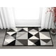 Well Woven Kings Court Vector Modern Geometric Grey 2' x 3' Low Pile ...