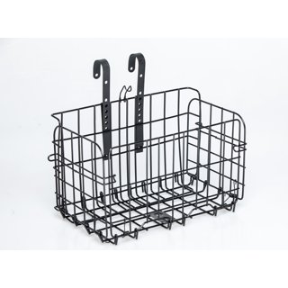 Steel Wire Basket W/Braces Black. for bicycle basket, bike basket ...