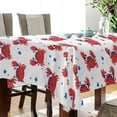 60x108in Square Printed Tablecloth Easy-Care Decorative Table Cloth for ...