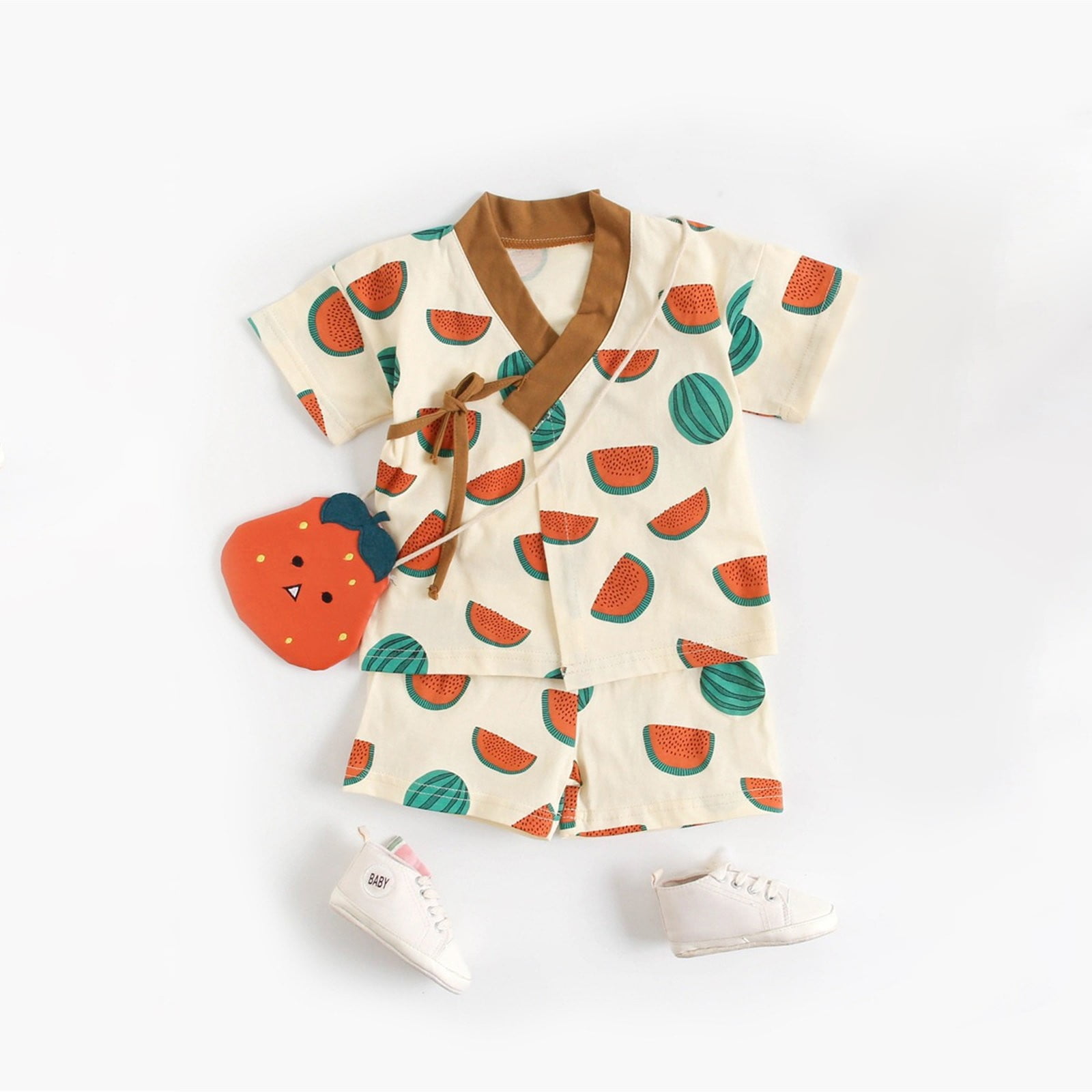 Click here for Edfbuykrs Baby Girls And Boys Fruit Print Spring S... prices