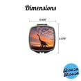 Brontosaurus Sunset Dinosaur Travel Makeup Handbag Purse Small Pocket ...