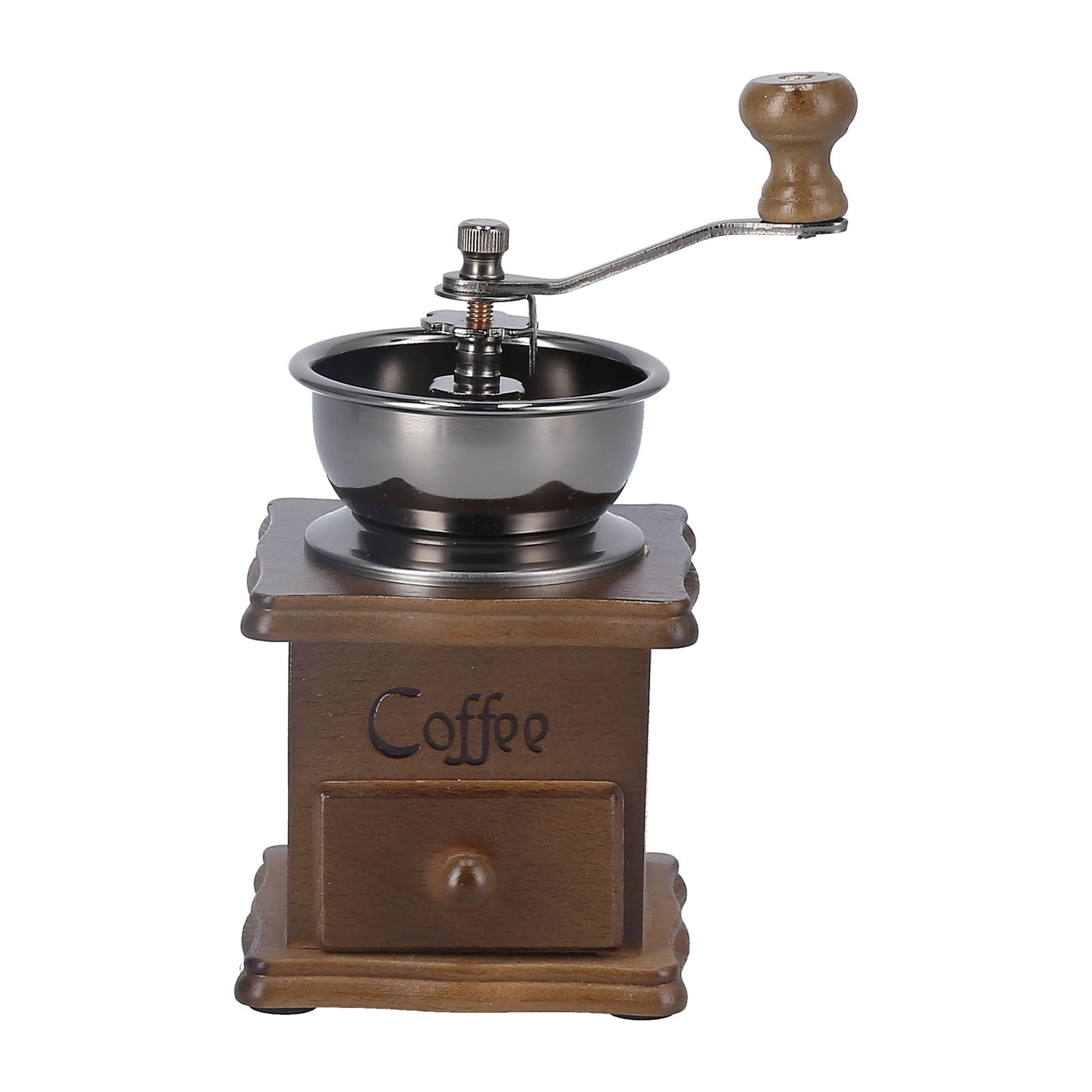 Manual Coffee Grinder Portable Retro Classic Fine Polished Pull Out ...