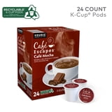 Cafe Escapes, Indulgent Cafe Mocha K-Cup Coffee Pods, 24 Count ...
