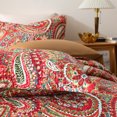 Cotton Bedspread Quilt Sets, Reversible Bedding Coverlet Sets Comforter ...
