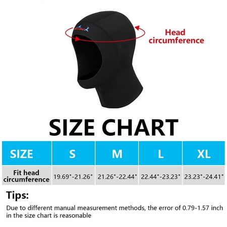 DIVE SAIL 1MM Diving Caps CR Neoprene Diving Gear Super Elastic ...