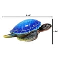 Nautical Ocean Blue Giant Sea Turtle Swimming Bobblehead Figurine ...
