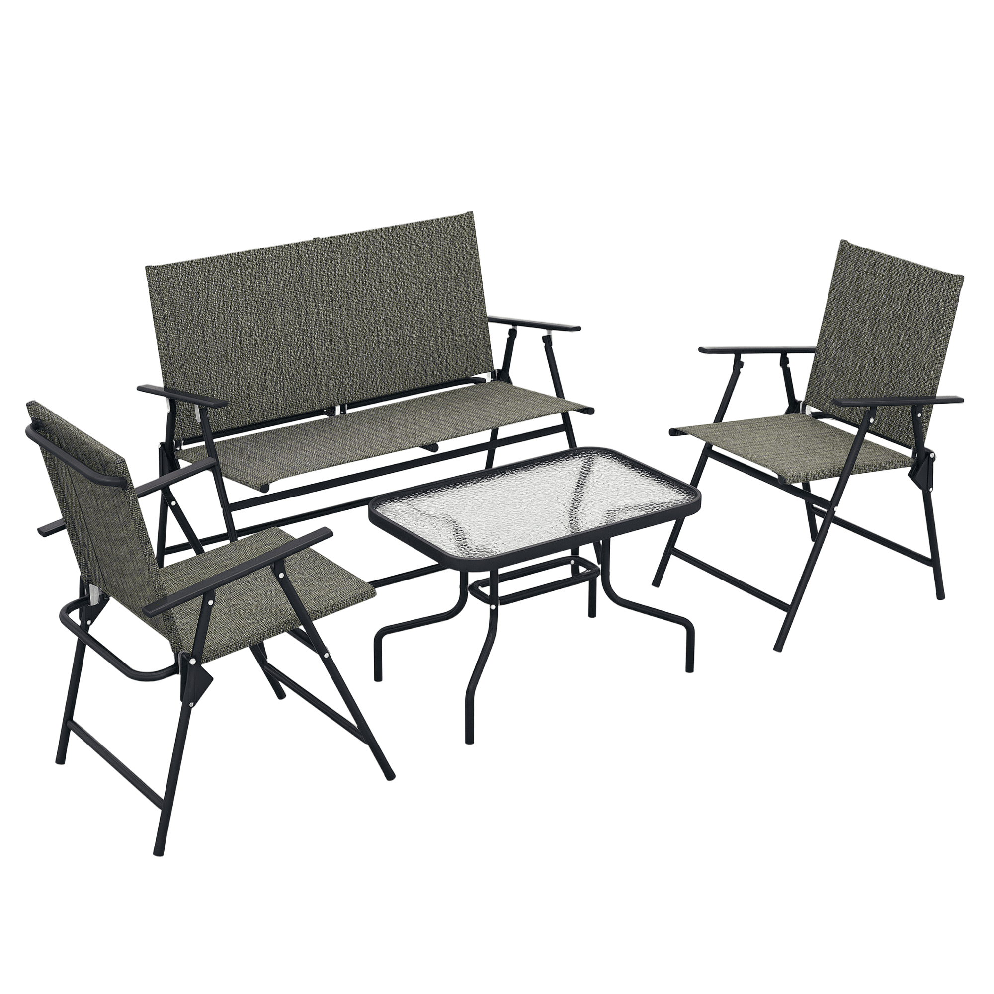 Click here for Outsunny Outdoor 4 Pieces Patio Furniture Set  Gar... prices