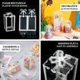 Efavormart 25 Pack Clear Rectangle Party Favor Boxes With Bowknot and ...