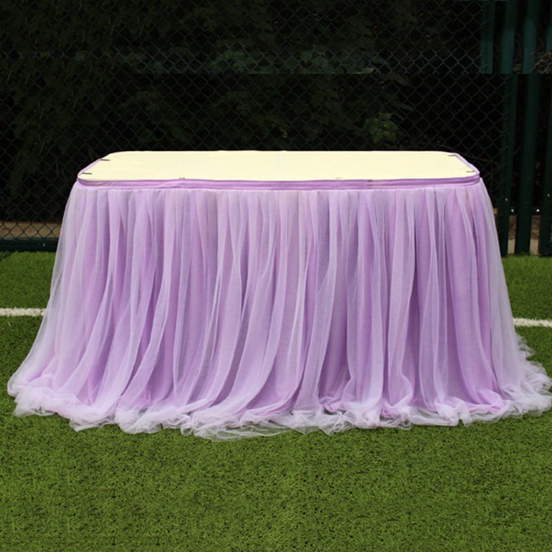 Tulle Table Skirt for Rectangle or Round Tables Tutu Table Skirt ...