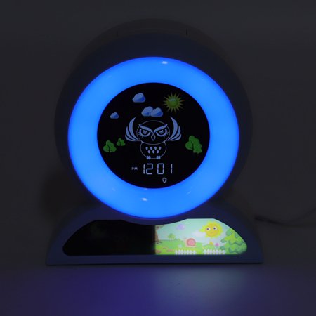 Sleep Training Alarm Clock, Educational Kids Alarm Clock Dual Alarm 3 ...