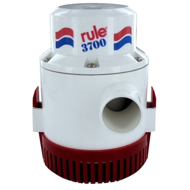 Rule Tournament Series Bronze Base 1600 GPH Livewell Pump - Walmart.com