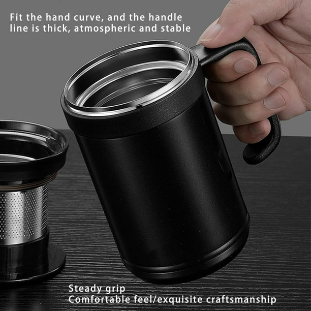 500ml Stainless Steel Vacuum Flasks Thermal Bottle Tea Infuser Holder ...