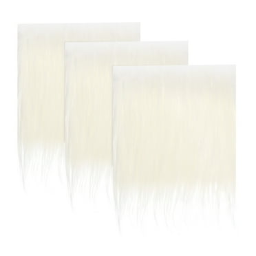 Brown Faux Fur Fabric 15.75x15.75 Inch Soft Plush Shaggy Squares Pre ...