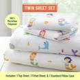 Wildkin Kids Microfiber Sheet Set for Boys and Girls - Twin (Mermaids ...