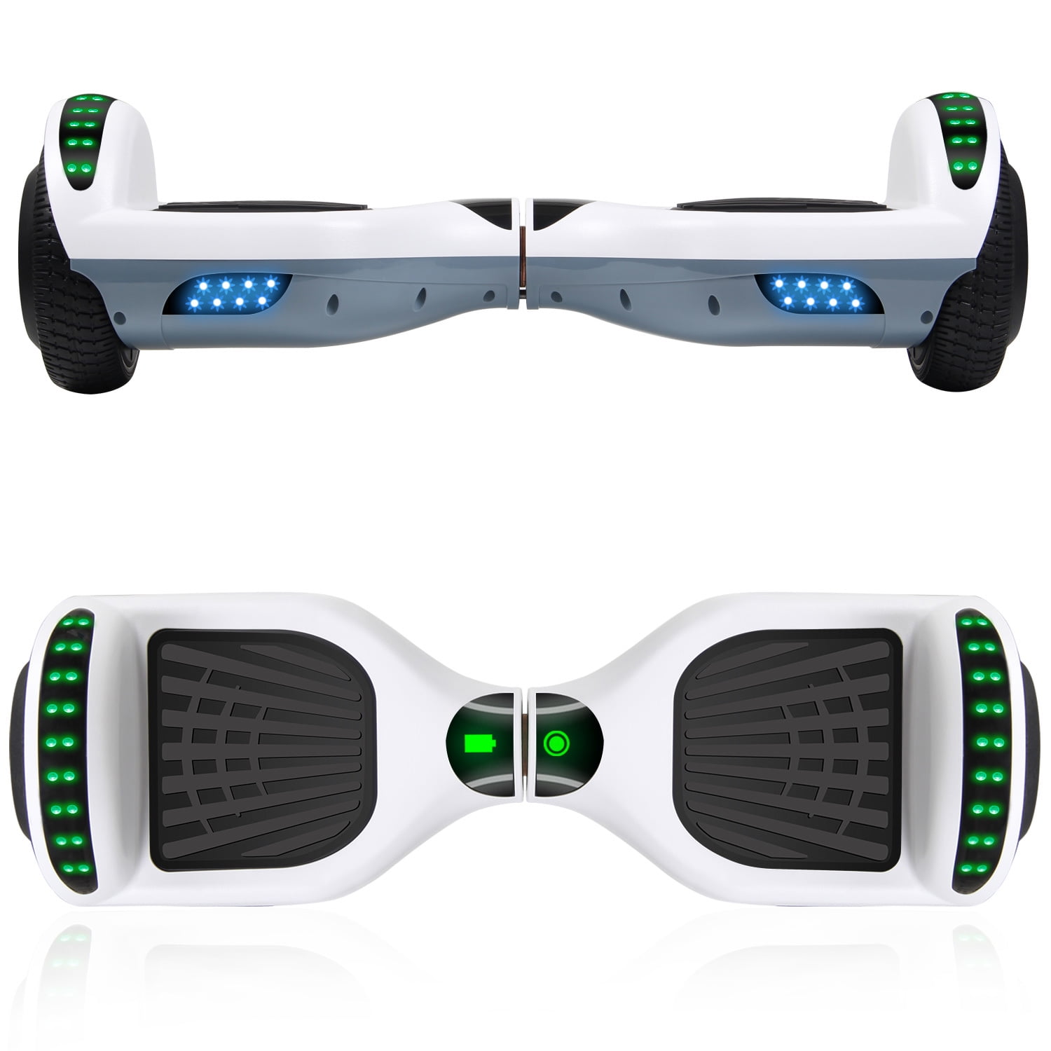 Hoverboard with Bluetooth and LED Lights| Weight Limit 220 lb, Ages 6 ...