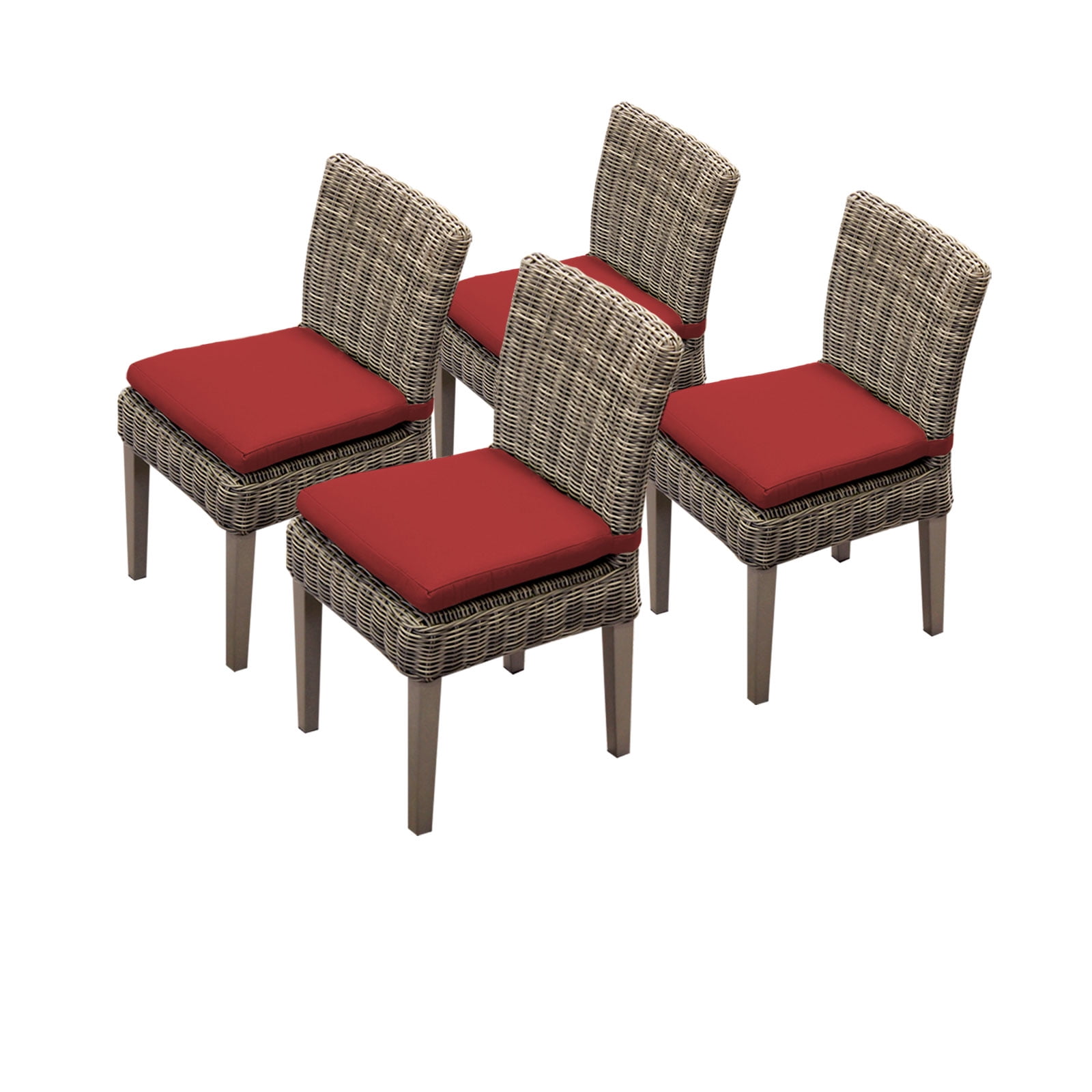 4 Royal Armless Dining Chairs - Walmart.com