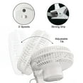 Hurricane Classic 6" Clip Fan 2 Speed Table Fan w/ Adjustable Tilt ...