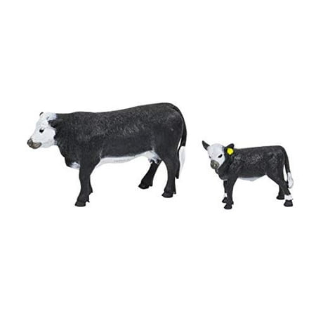 Click here for Big Country Toys Black Baldy Cow & Calf - 1:20 Sca... prices