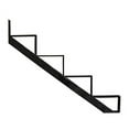MTB Supply 746695362190 Steel Stair Riser 4 Step - Pack of 2 - Walmart.com
