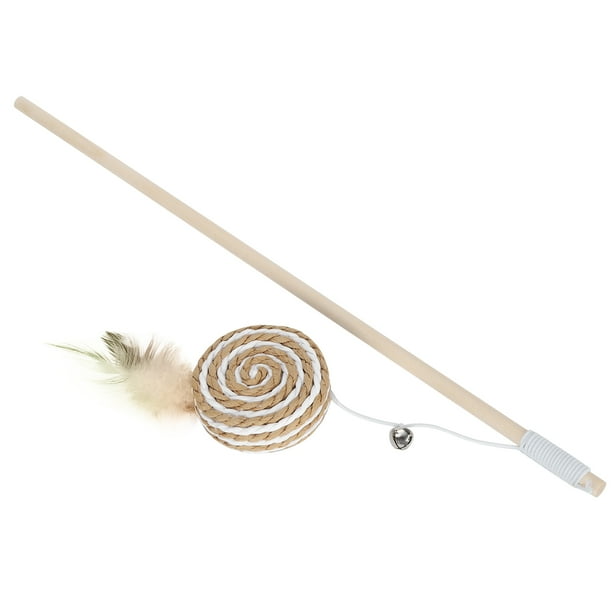 Interactive Cat Teaser,Cat Funny Stick Wand Funny Cat Stick Cat Wand ...