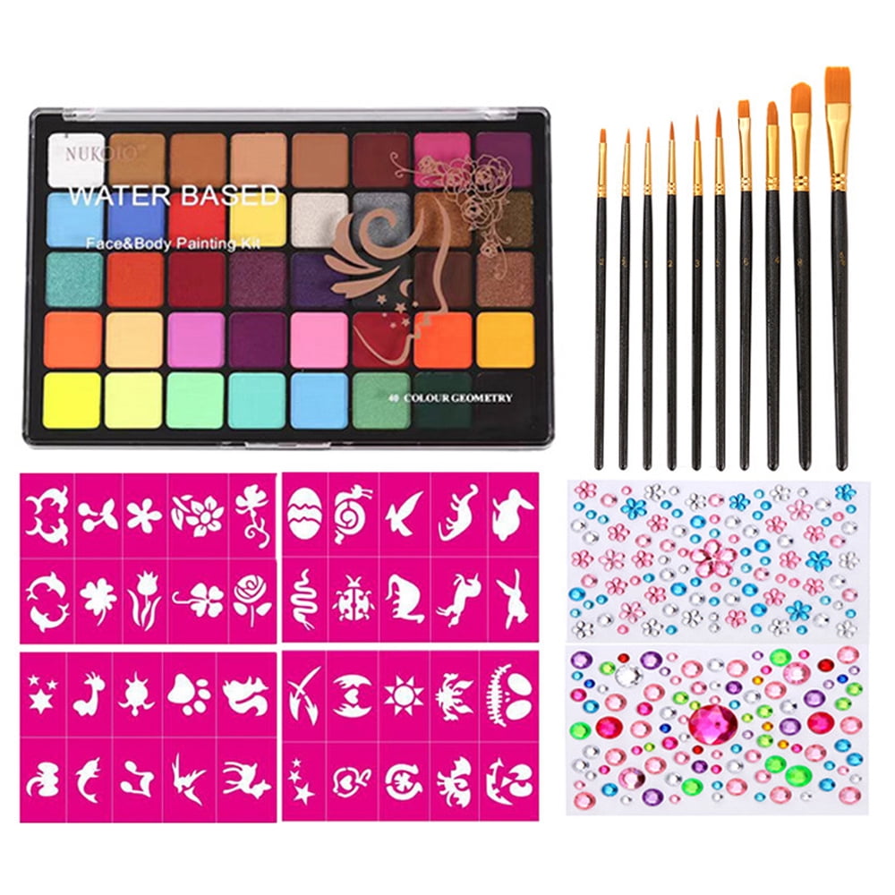 Click here for Amdohai Watercolor Face Paint Palette Set Professi... prices