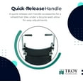 Wheelchair Handle Extender by Troy Technologies - Easy To Install. No More Stooping! - Walmart.com