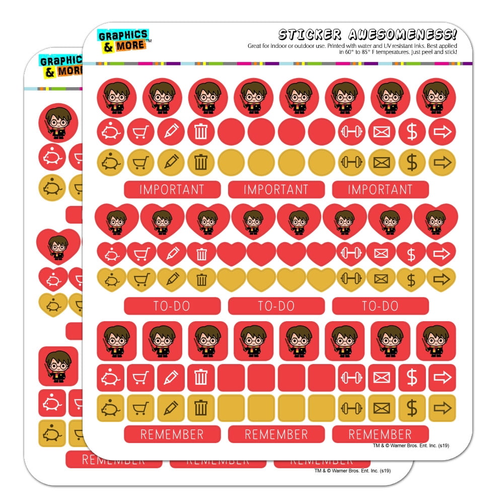 Harry Potter Cute Chibi Character Planner Calendar Scrapbooking ...