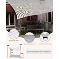 Black Arches Sun Shade Sail 14' x 18', Abstract Modern Minimalist ...