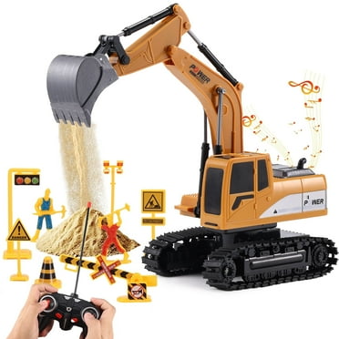 Top Race 5 Channel Kids RC Construction Toy | Fully Functional Remote ...