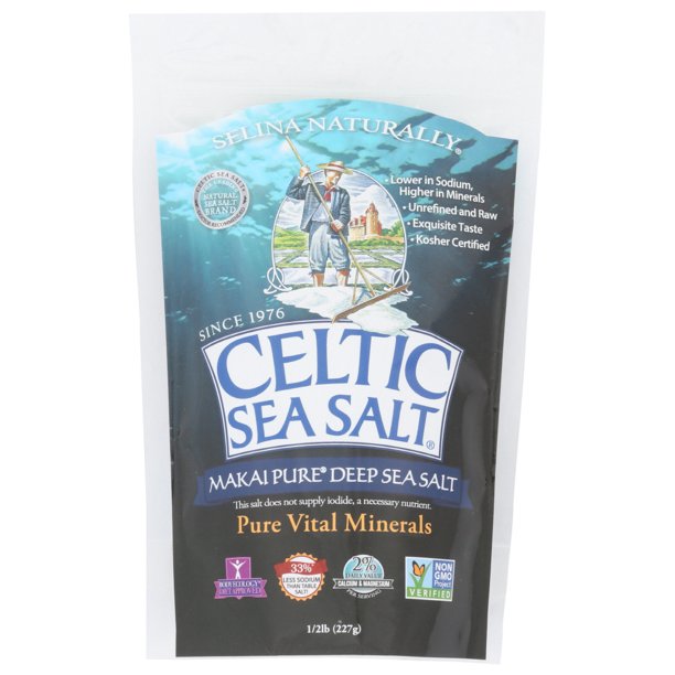 Selina Naturally Celtic Makai Pure Deep Sea Salt , 8 Oz - Walmart.com ...