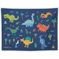 Cartoon Animal Dinosaur Wall Hanging Tapestry Deep Color Home Decor 30 ...