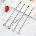 EDHITNR Stainless Steel Cocktail Stir Sticks, 304 Stainless Steel Drink ...