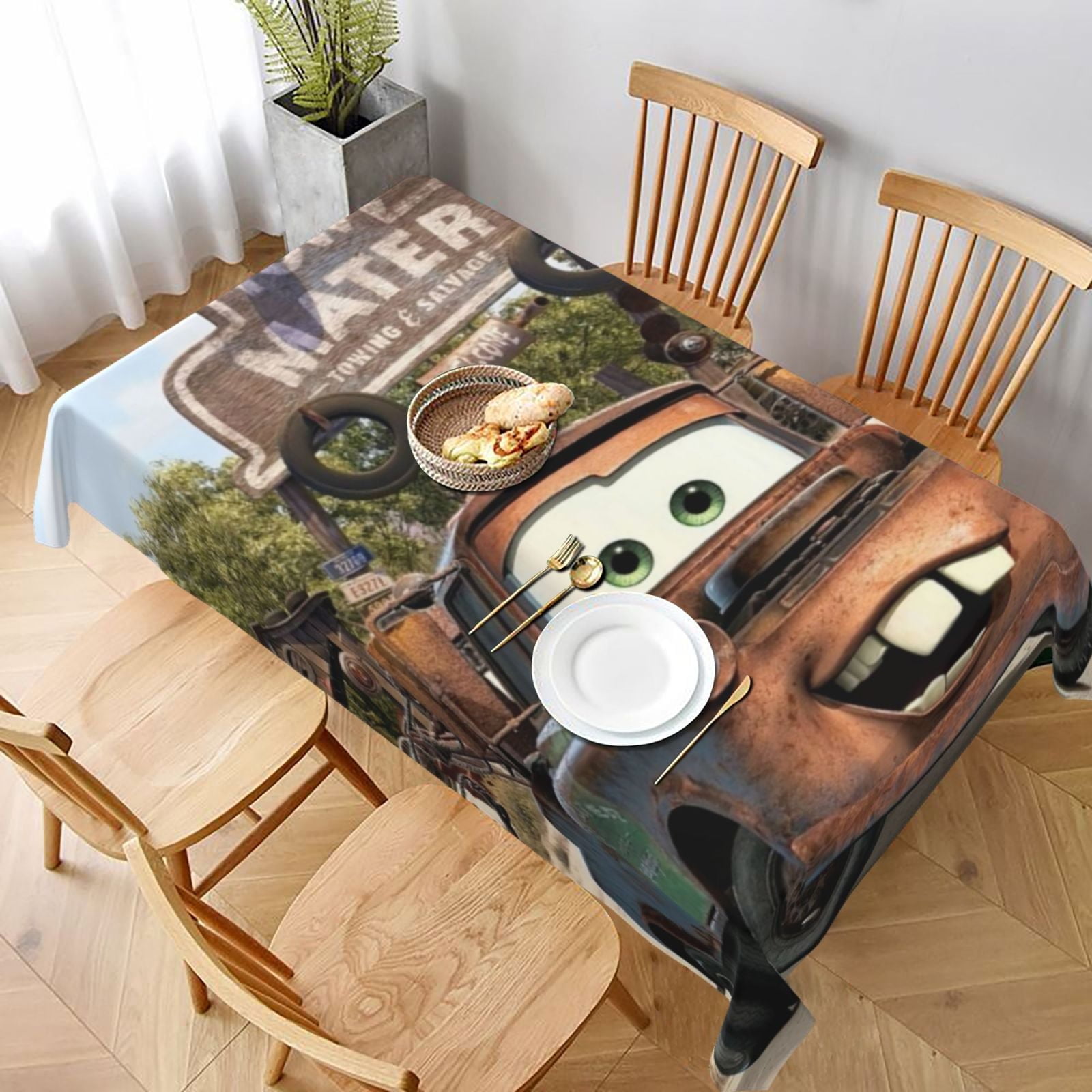 Mantel de Cars Lightning Mcqueen para cocina, comedor, fiesta, elegante ...