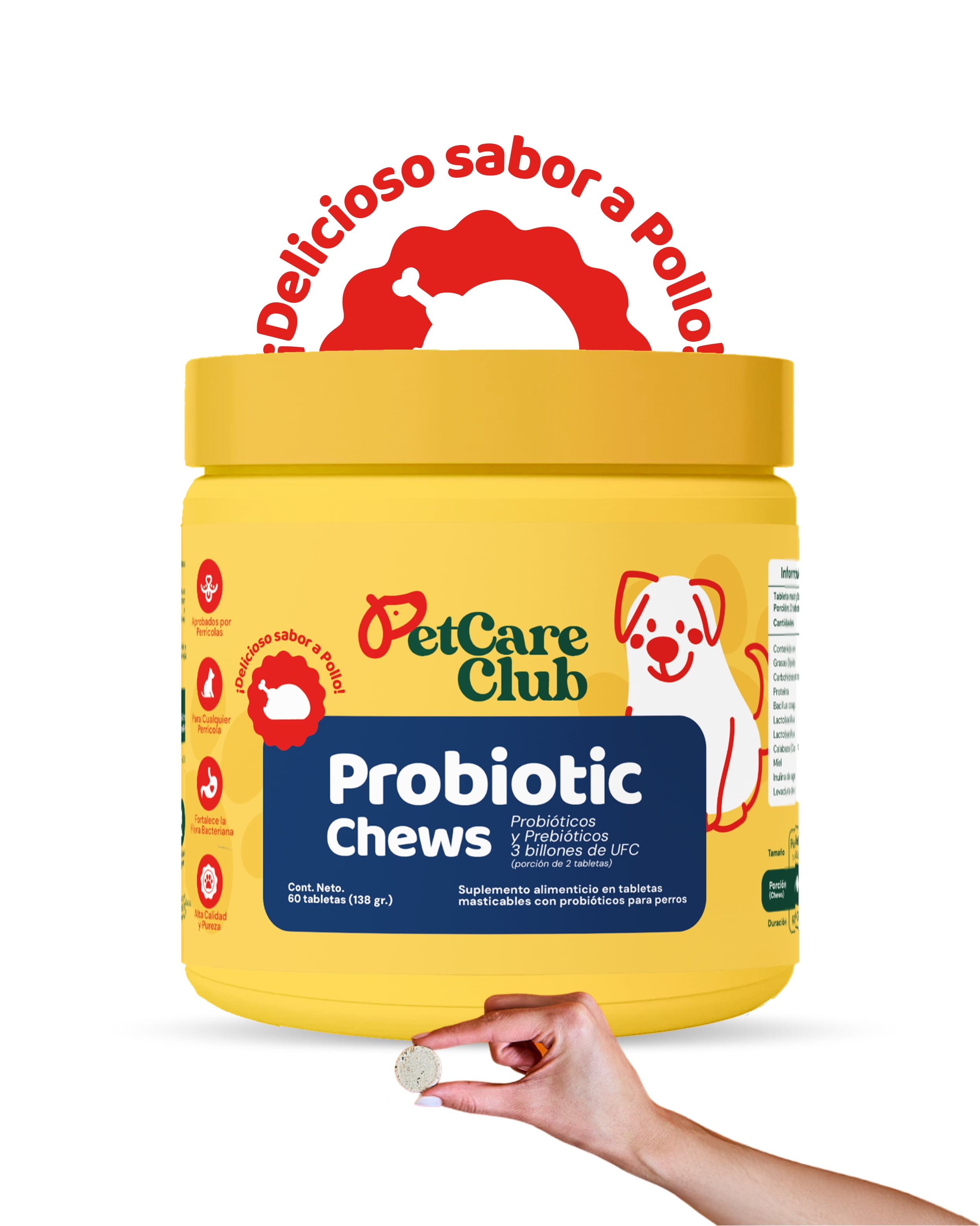 Suplemento para Perro con Probióticos Naturales Galletas Snacks ...
