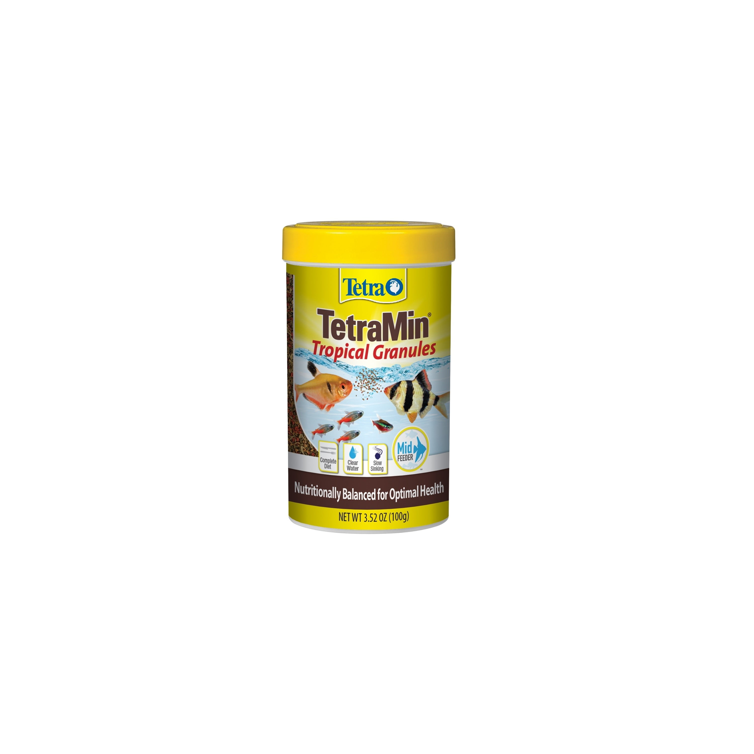 Tetra TetraMin Tropical Granules 3.52 oz, Nutritional Fish Food ...