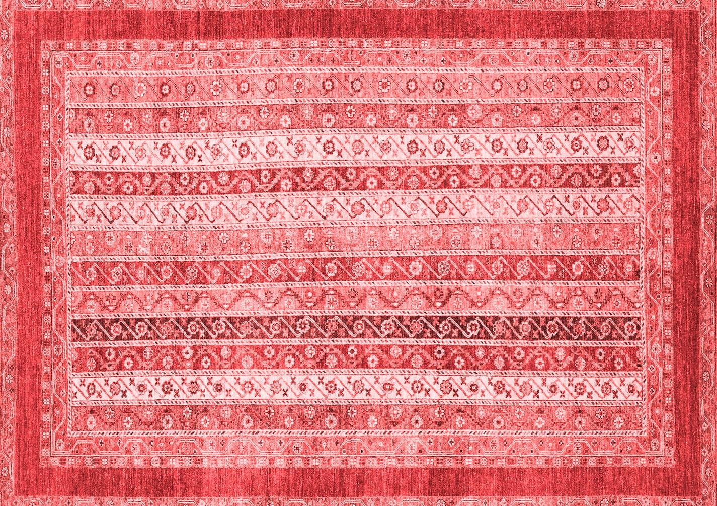 Ahgly Company Machine Washable Indoor Rectangle Abstract Red Modern ...