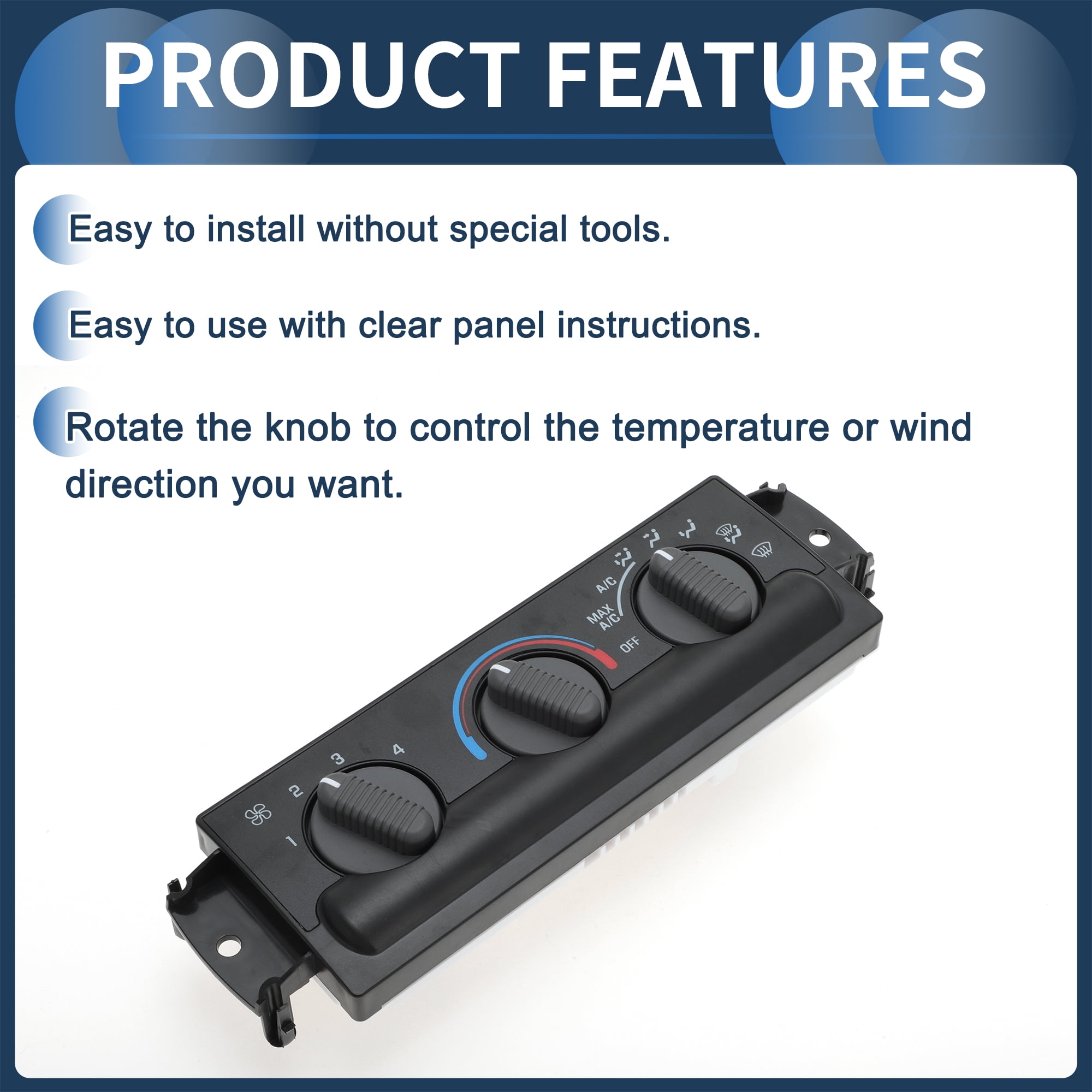 INFINAUTO No.15832311 Climate Control Module For Hummer H2 2003-2007 ...
