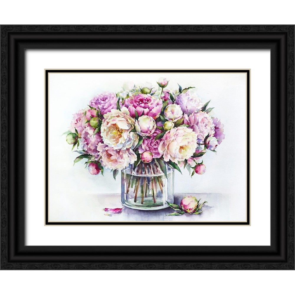 Vavilina, Elena 14x12 Black Ornate Wood Framed with Double Matting ...