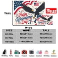 Happy Independence Day Backdrop, July 4th Patriotic Eagle American Flag ...