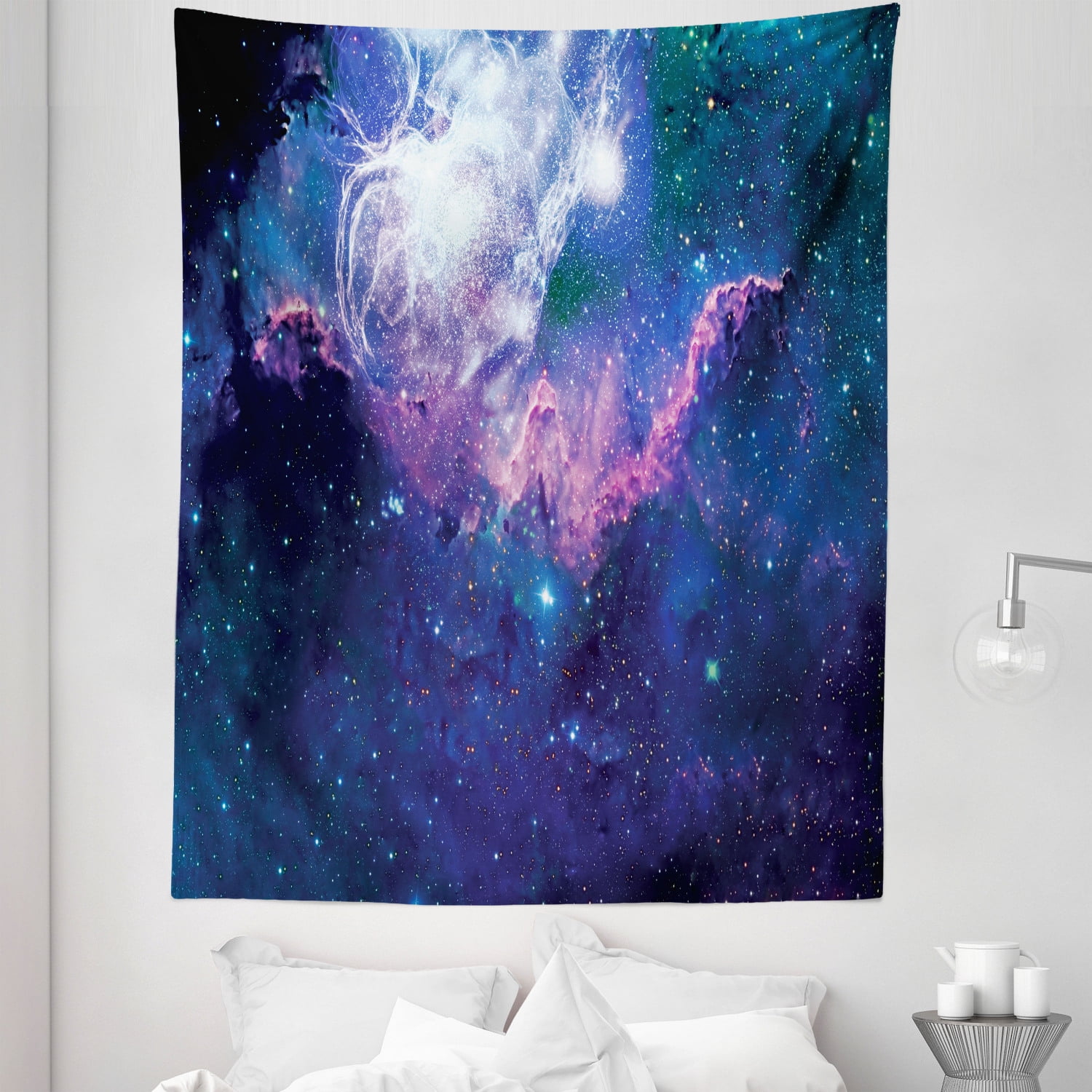 Universe Tapestry, Nebula of Modern Colors Stars Galaxies Outer Space ...