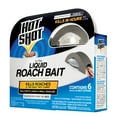 Hot Shot Ultra Liquid Roach Bait Traps, 6 Count, Indoor Cockroach ...