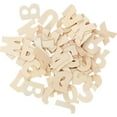 Plaid Unpainted Wood Surface, Bold Alphabet Pack, 60 Piece, 1.25 ...