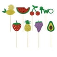 Masteelf Assorted Color Fruit Cake Topper Set of Cake Decoration Made ...