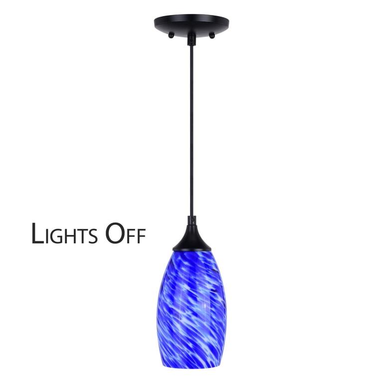 Cobalt Blue Mini Pendant Lights